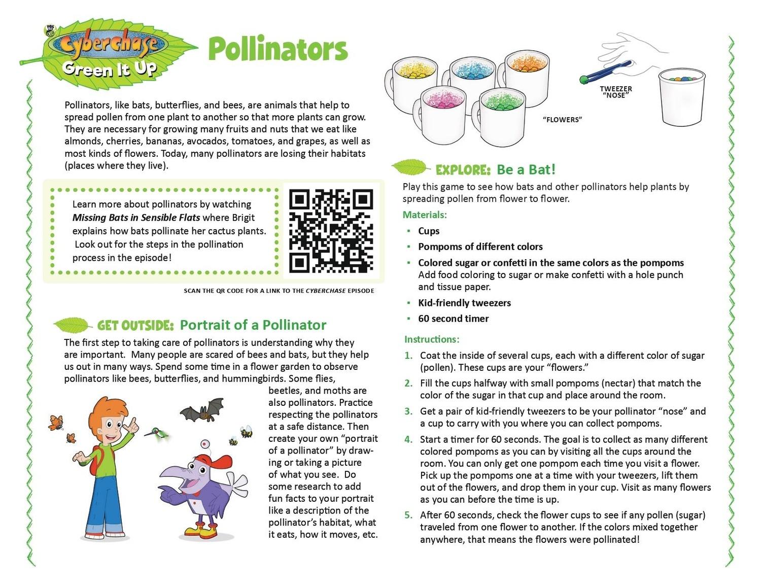 Pollinators | Kids Coloring Pages | PBS KIDS for Parents