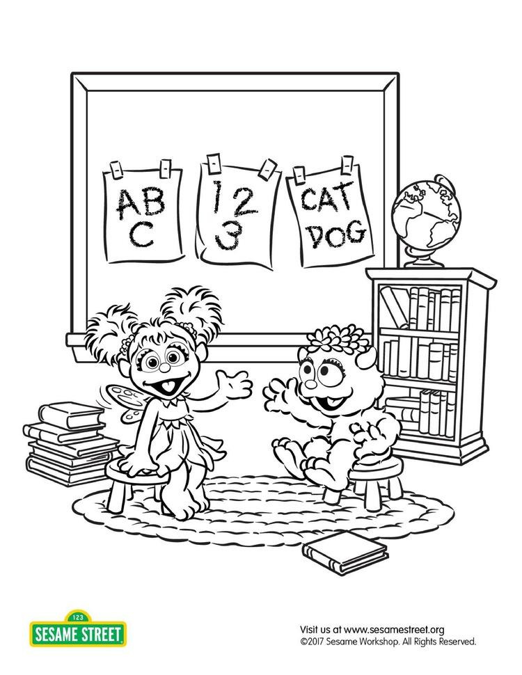 Rudy and Abby: Classroom | Kids Coloring Pages | PBS KIDS for Parents