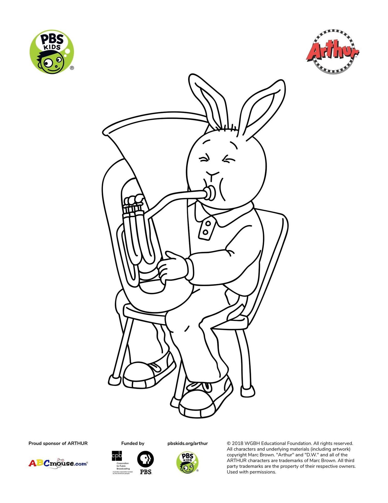Buster Coloring Page | Kids Coloring Pages | PBS KIDS for Parents