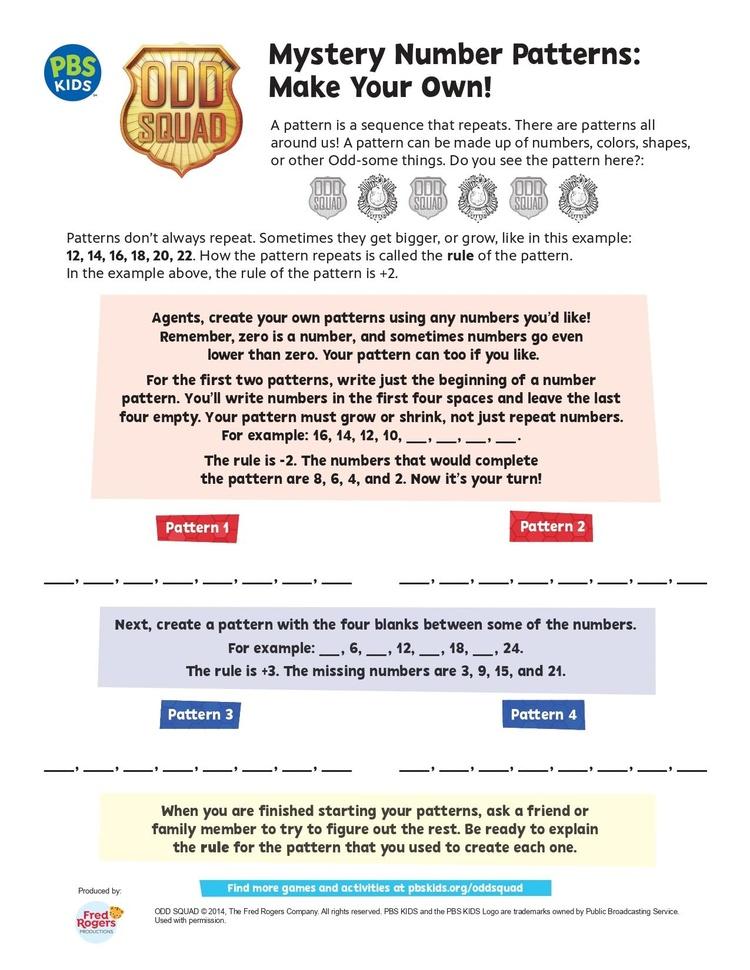 mystery numbers examples
